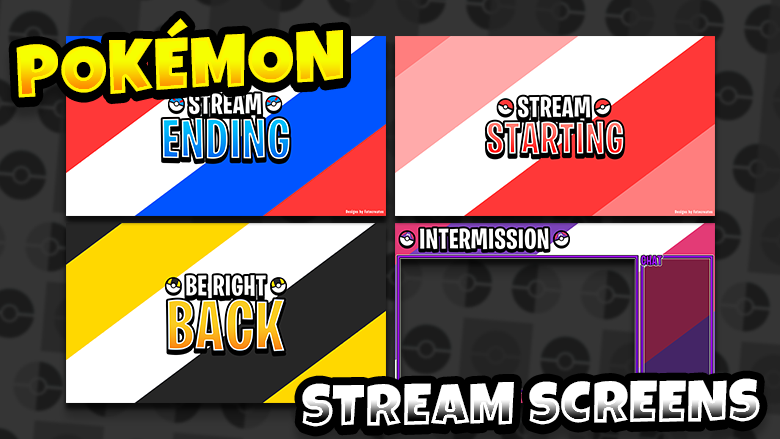 Graphic Design for Streamers | Pokémon Overlays, Youtube Thumbnails ...